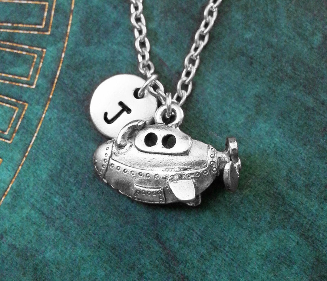 Submarine Necklace SMALL Submarine Charm Necklace Submarine Jewelry ...