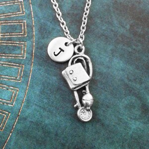 Blood Pressure Cuff Necklace Silver Blood Pressure Cuff Charm Health ...