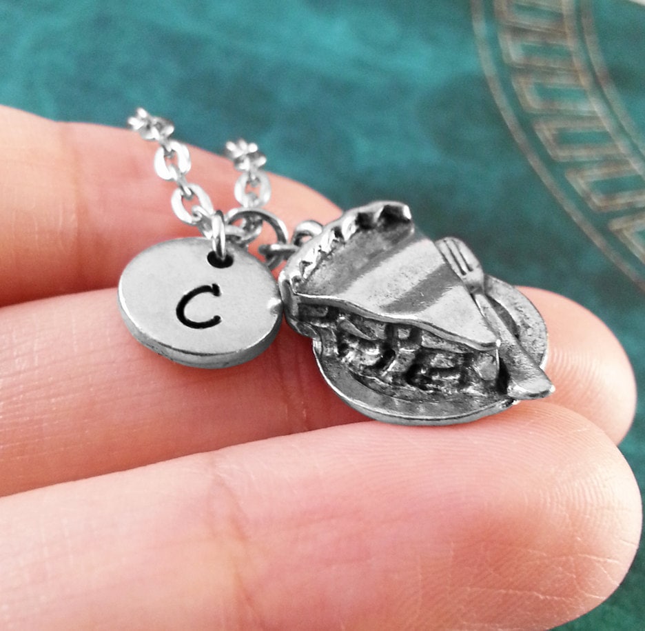 Slice of Pie Necklace Personalized Necklace Pie Pendant - Etsy
