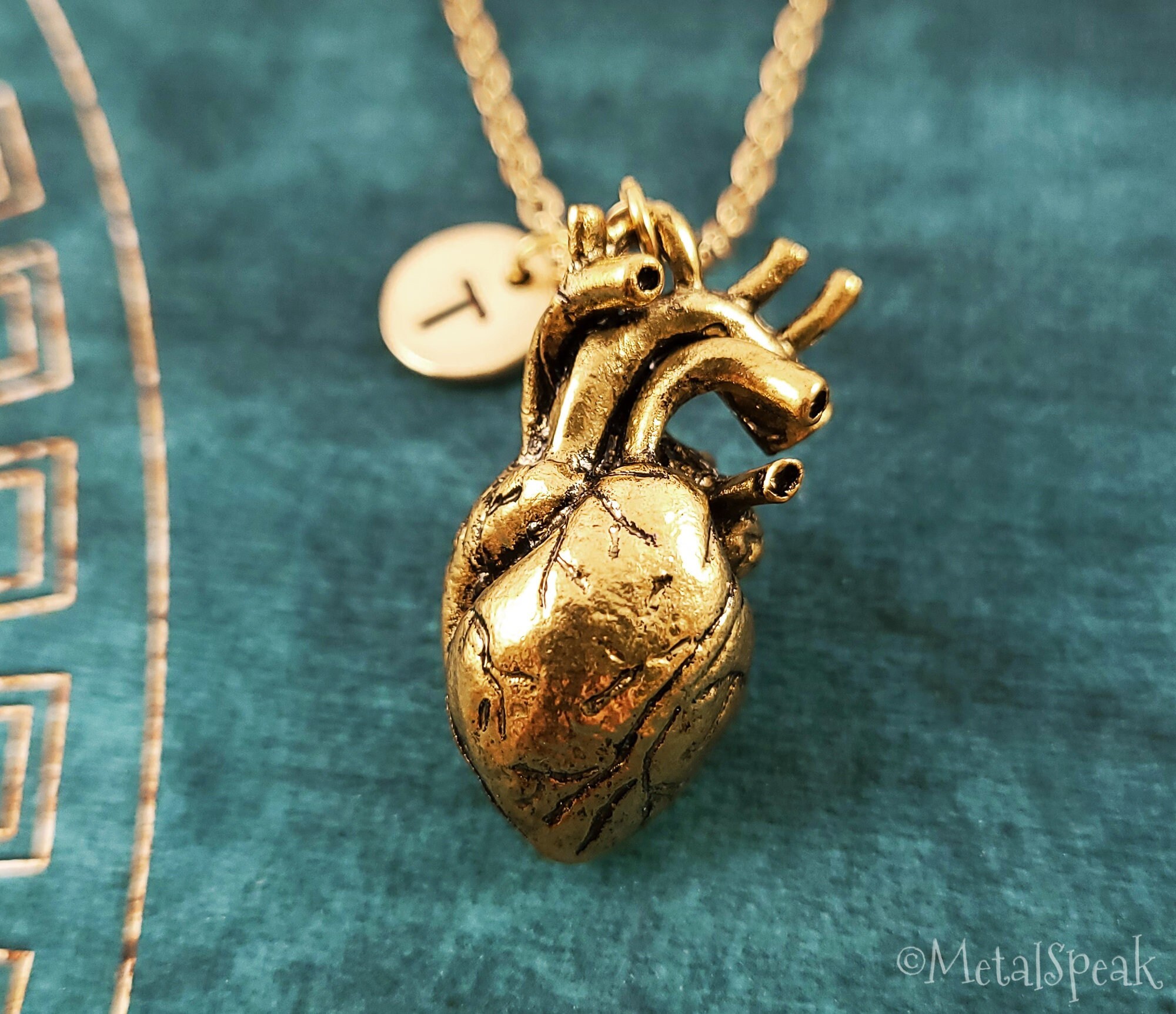 Golden Human Heart
