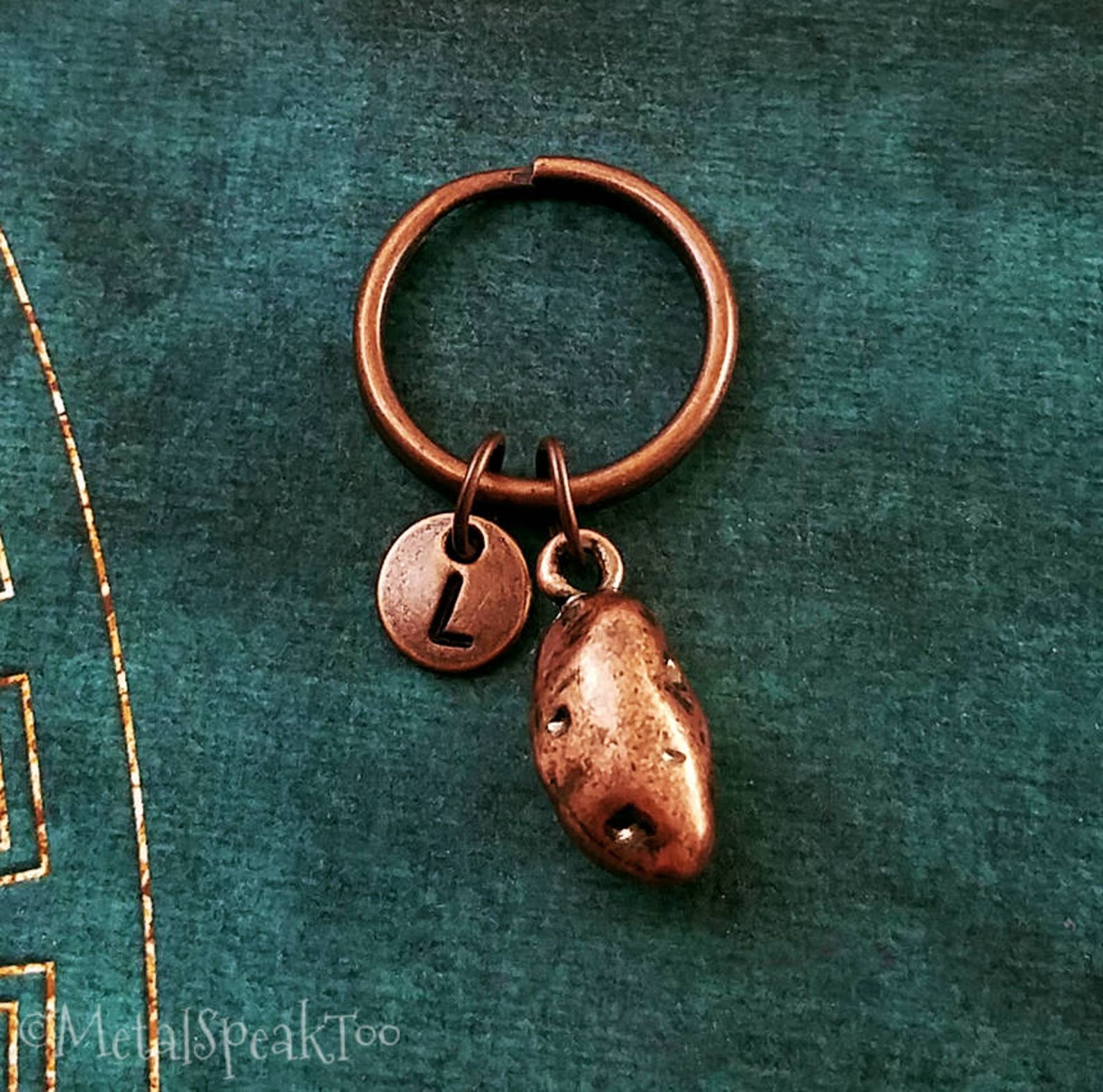 Sweet Potato Necklace SMALL Potato Charm Necklace Potato Jewelry Potato ...