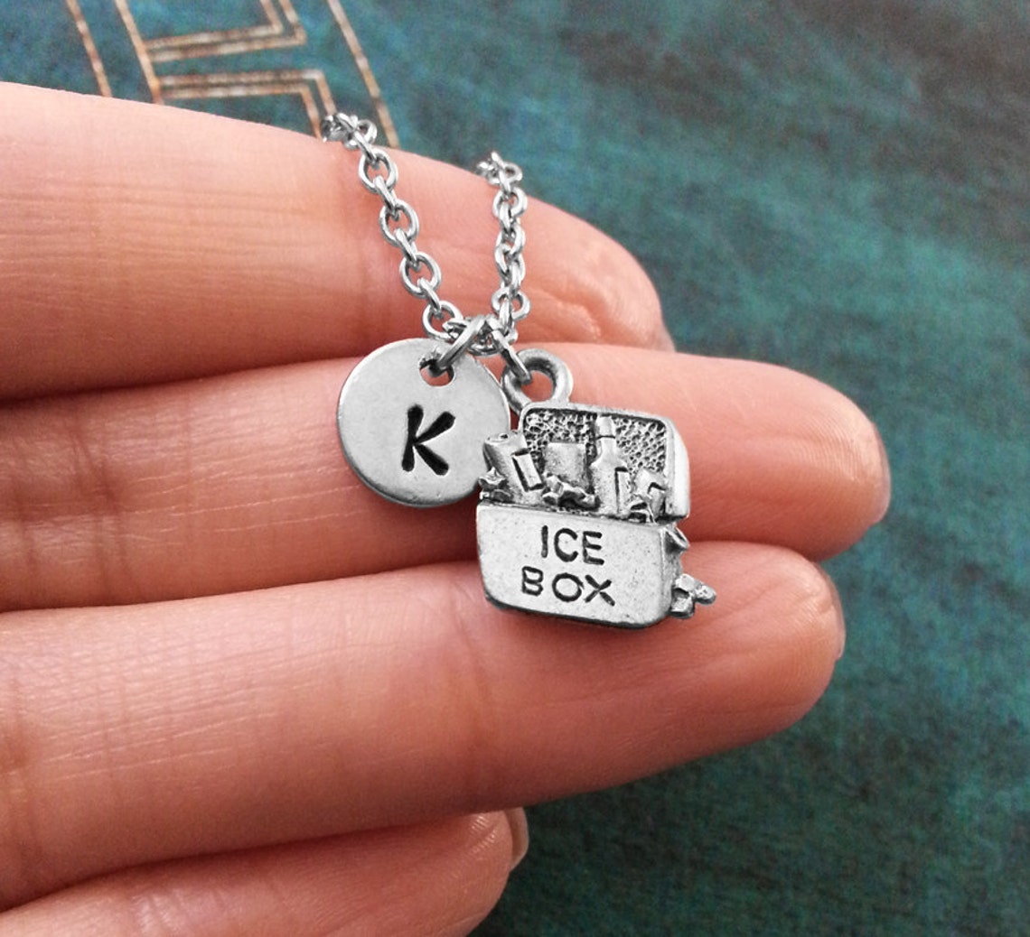 Icebox Necklace SMALL Cooler Necklace Ice Box Necklace Charm - Etsy