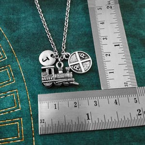 Train Necklace SMALL Train Charm Necklace Train Jewelry Railroad ...