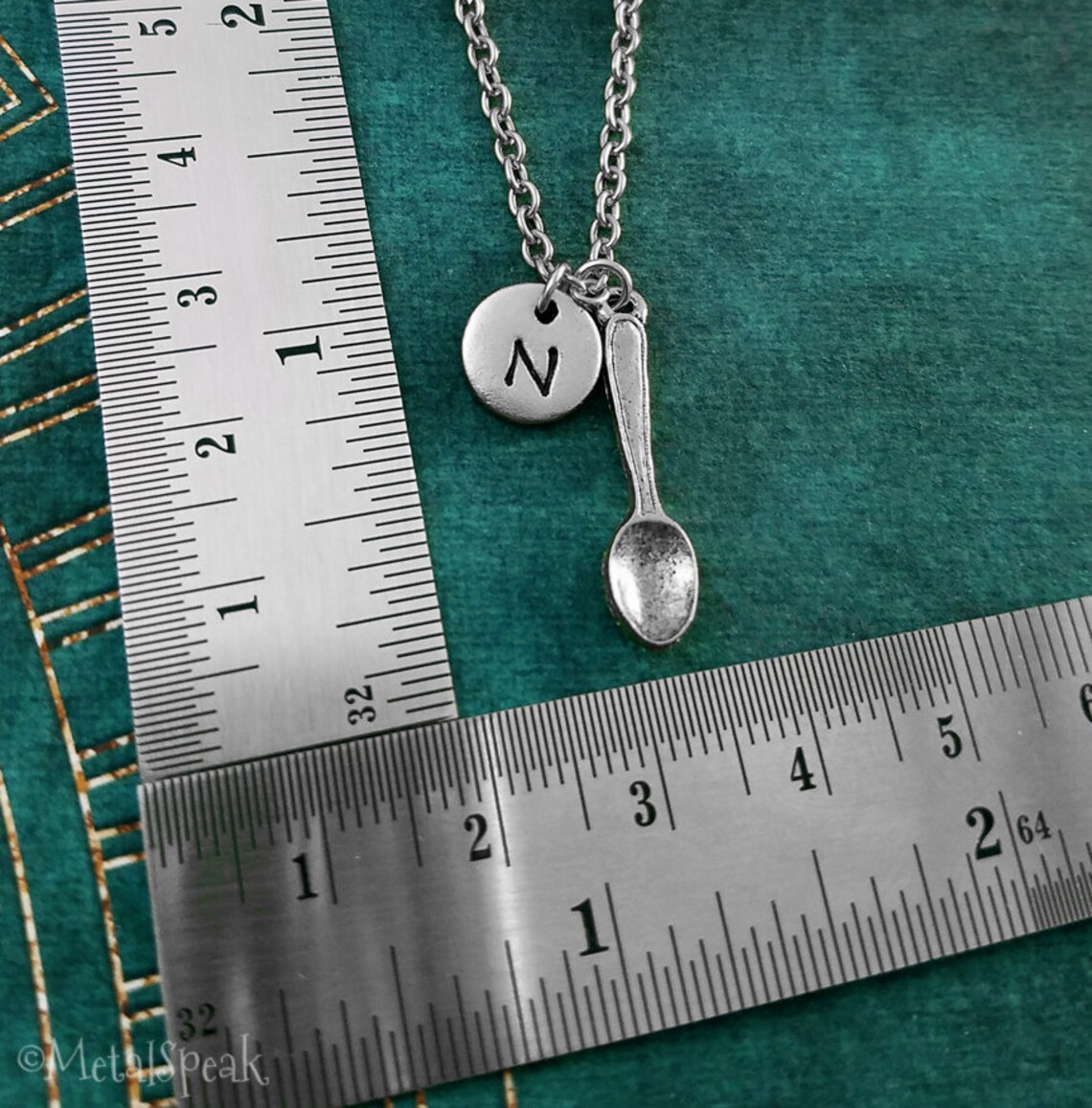 Spoon Necklace SMALL Spoon Pendant Necklace Spoon Jewelry Spoon Charm ...
