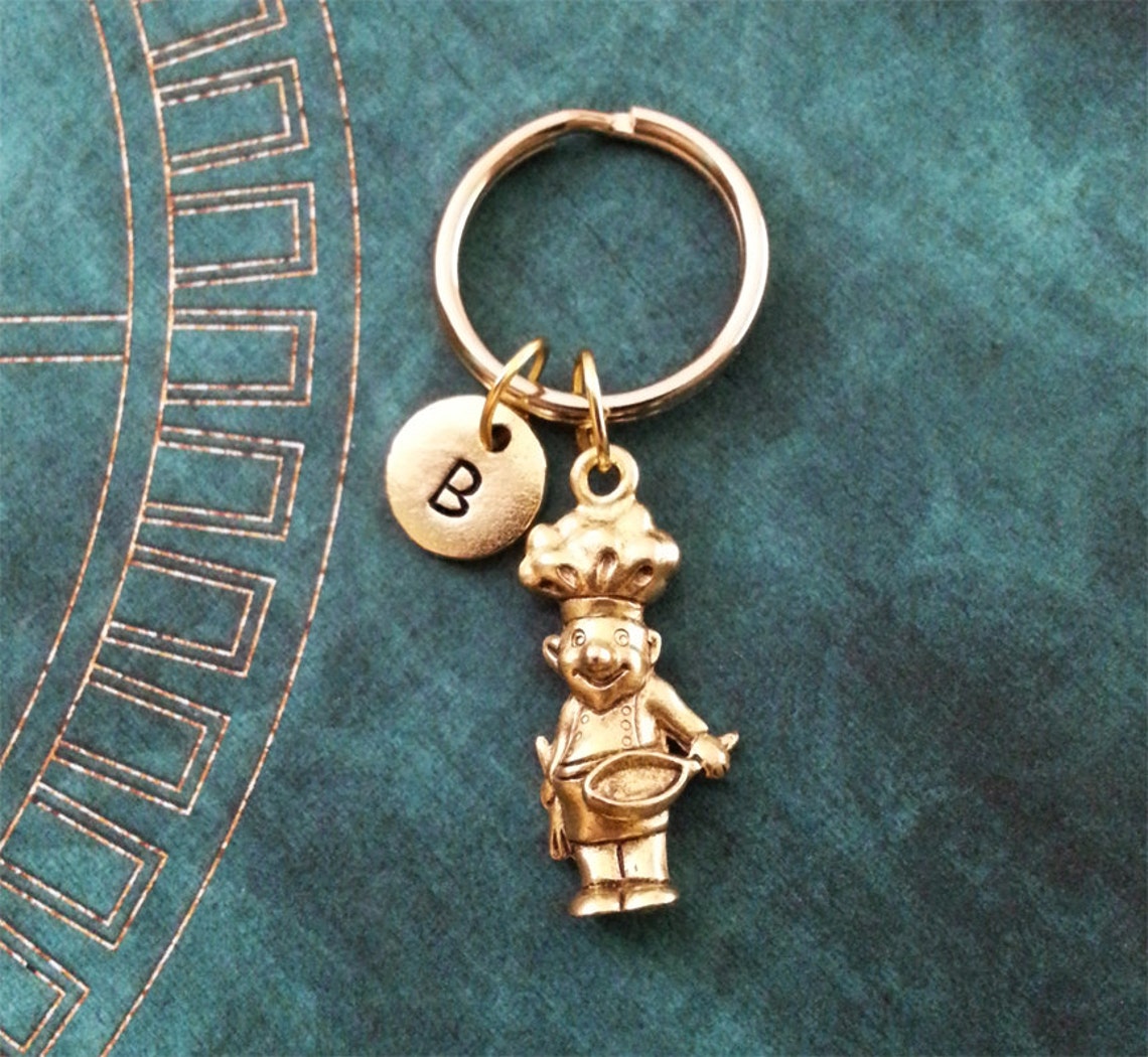 Chef Necklace SMALL Gold Chef Jewelry Chef Gift Personalized - Etsy