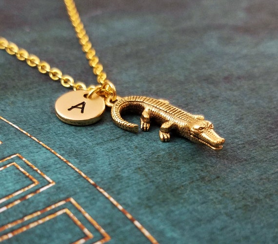 Alligator Necklace Crocodile Necklace Alligator Jewelry | Etsy