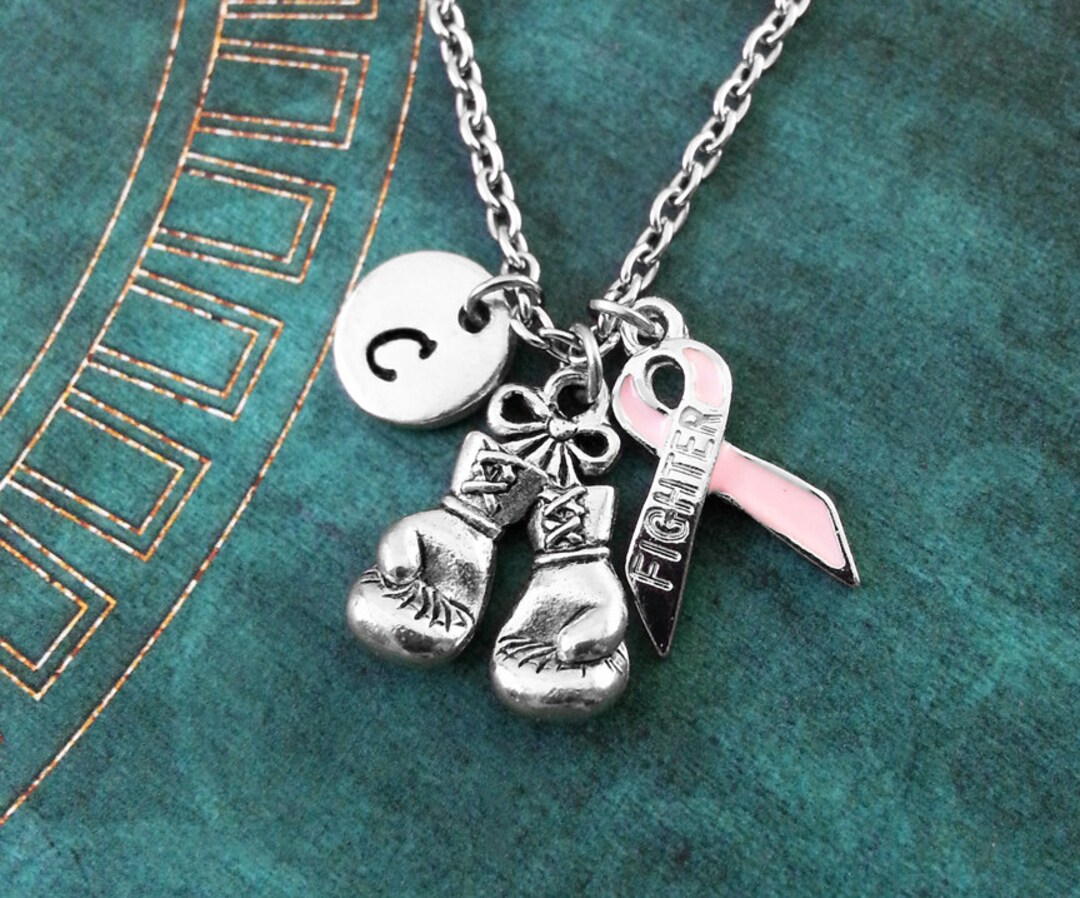 Boxing Gloves Necklace Personalized Jewelry Custom Necklace Cancer ...