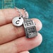 Slot Machine Necklace, Personalized Necklace, Gambling Gift, Monogram ...