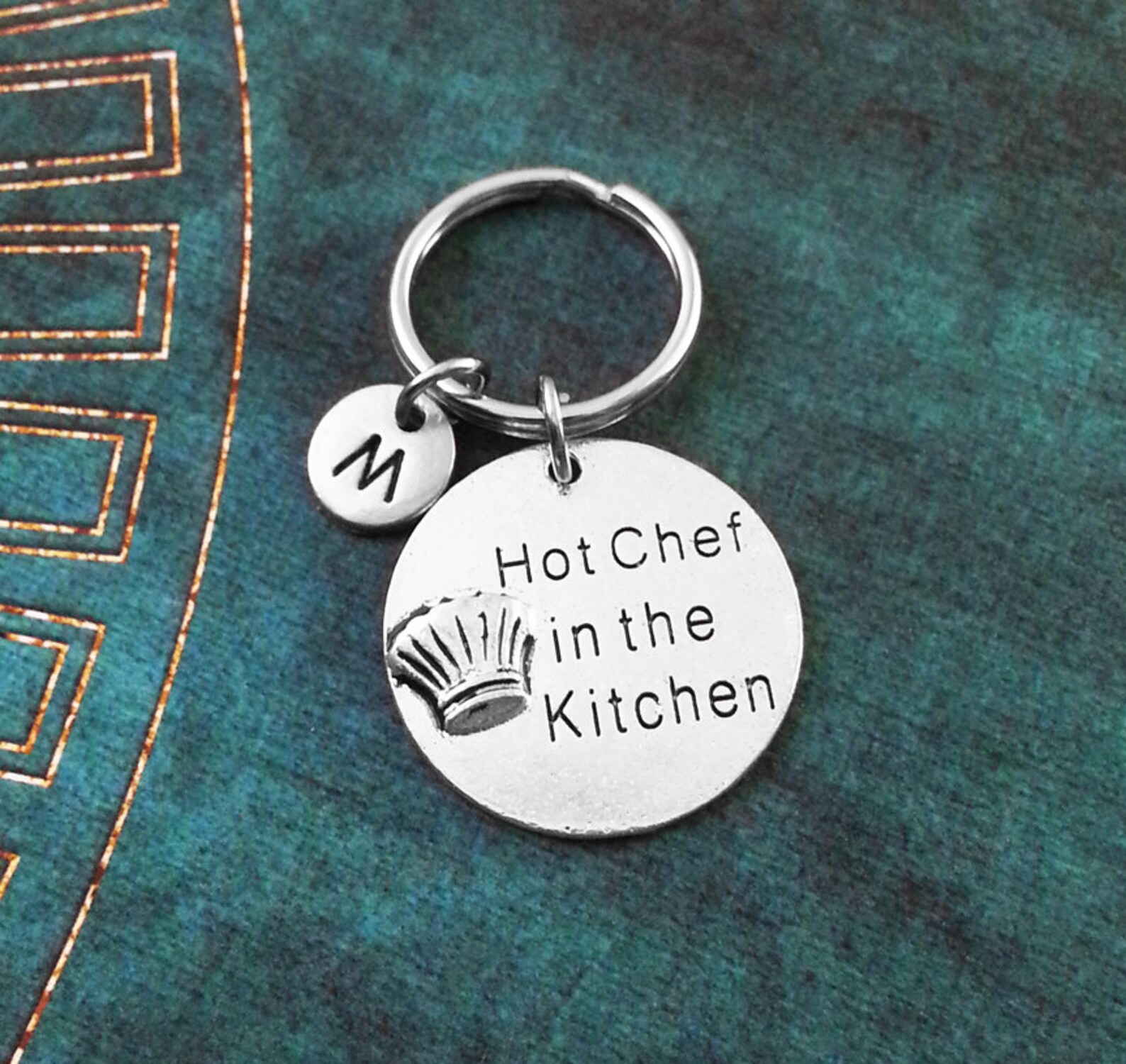Hot Chef in the Kitchen Necklace Engraved Charm Necklace Pendant ...
