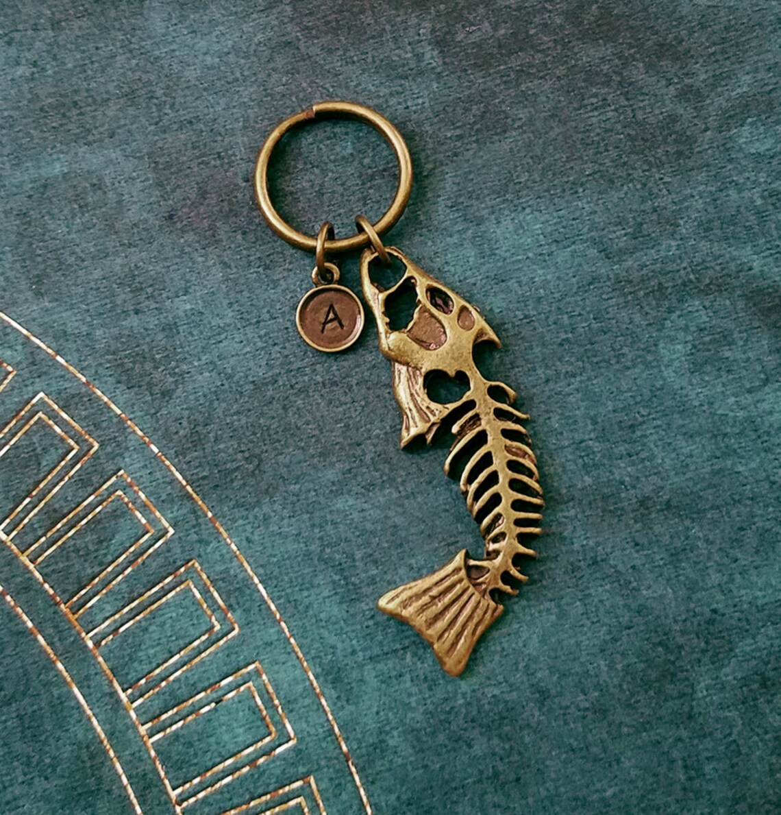 Fishbones Necklace LARGE Fish Bones Necklace Fish Fossil Necklace Dead ...
