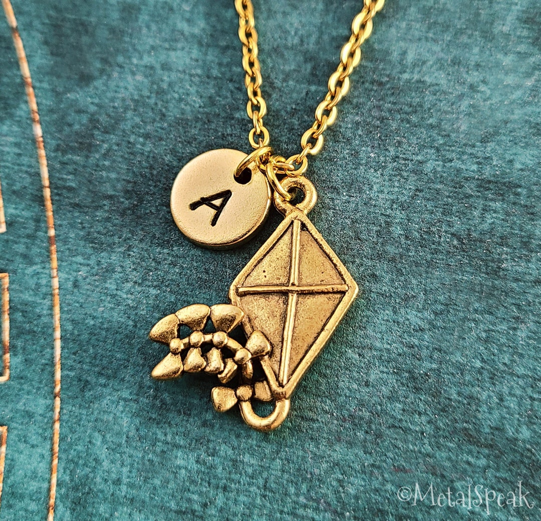 Kite Necklace Kite Charm Necklace Kite Pendant Necklace Kite Jewelry ...