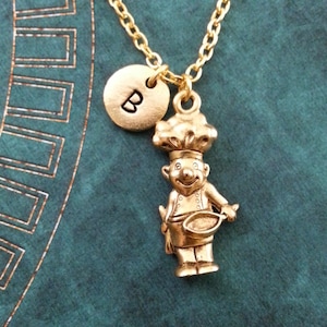 Chef Necklace SMALL Gold Chef Jewelry Chef Gift Personalized Jewelry ...