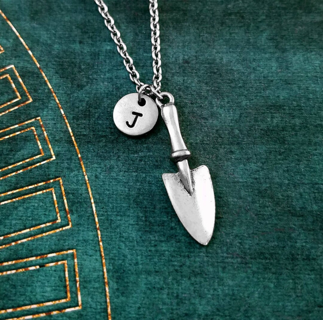 Hand Trowel Necklace SMALL Gardening Tool Necklace Gardening Jewelry ...