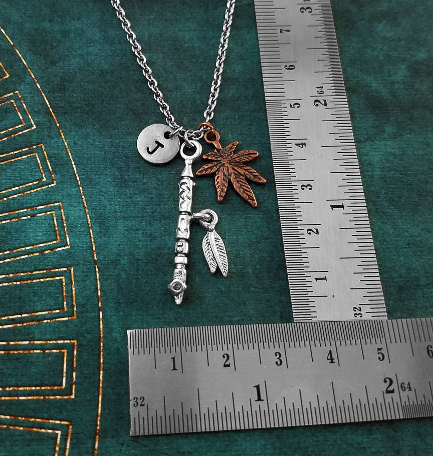 Peace Pipe Necklace SMALL Ceremonial Pipe Necklace Native - Etsy