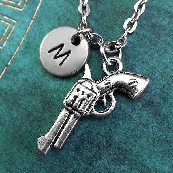 Handgun Necklace - Etsy