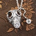 Gas Mask Necklace, Initial Necklace Personalized Necklace, Engraved ...