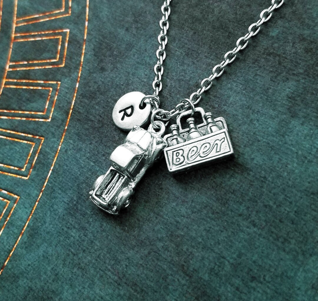Truck Necklace SMALL Truck Jewelry Trucker Gift Trucking Car Necklace ...