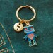 Blue Robot Necklace Cute Little Robot Charm Necklace Robot Jewelry ...