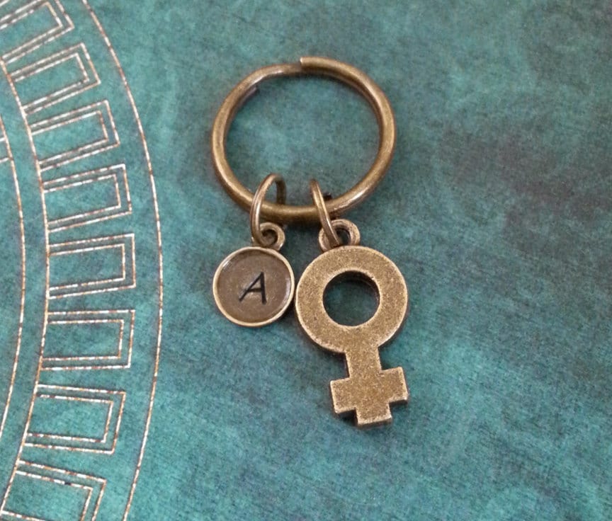 Mars Symbol Necklace Bronze Mars Necklace Mars Jewelry Gender | Etsy