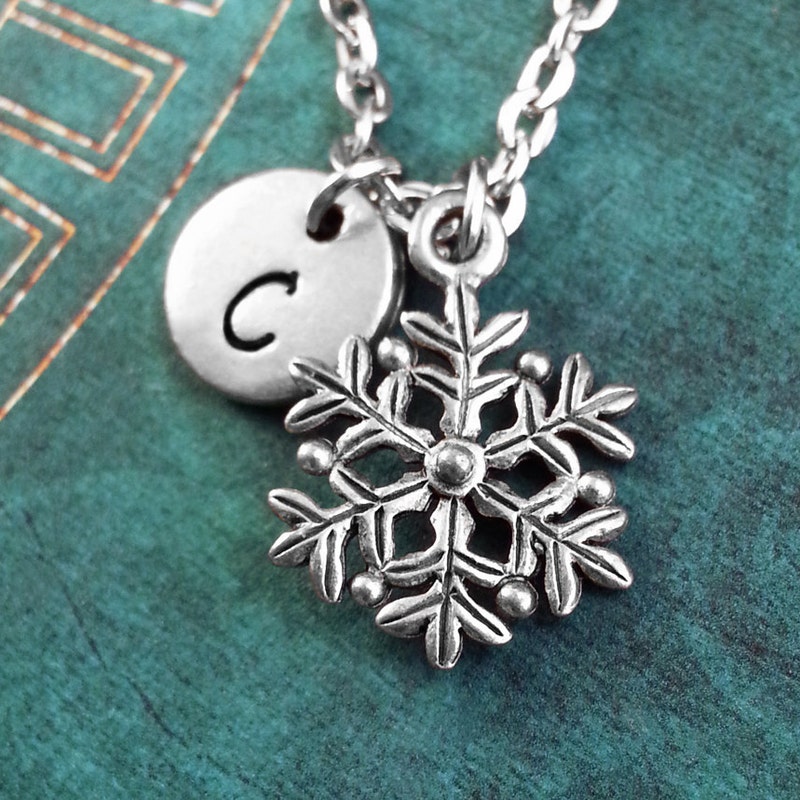 Snowflake Necklace - Etsy
