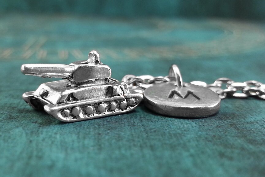 Tank Necklace Personalized Necklace Tank Pendant Custom - Etsy 日本