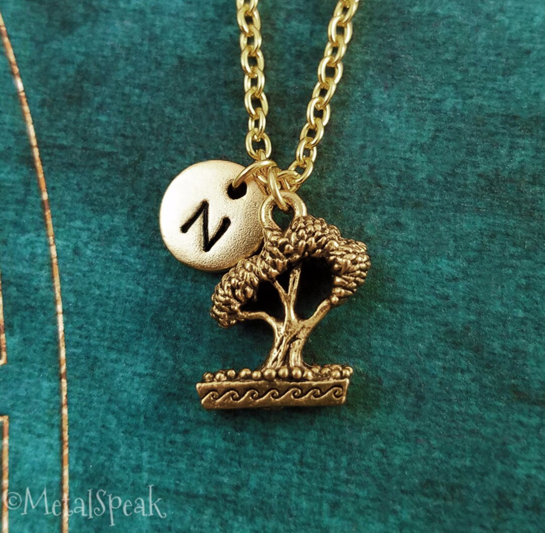 Bonsai Tree Necklace SMALL Bonsai Charm Bonsai Necklace Bonsai Pendant ...