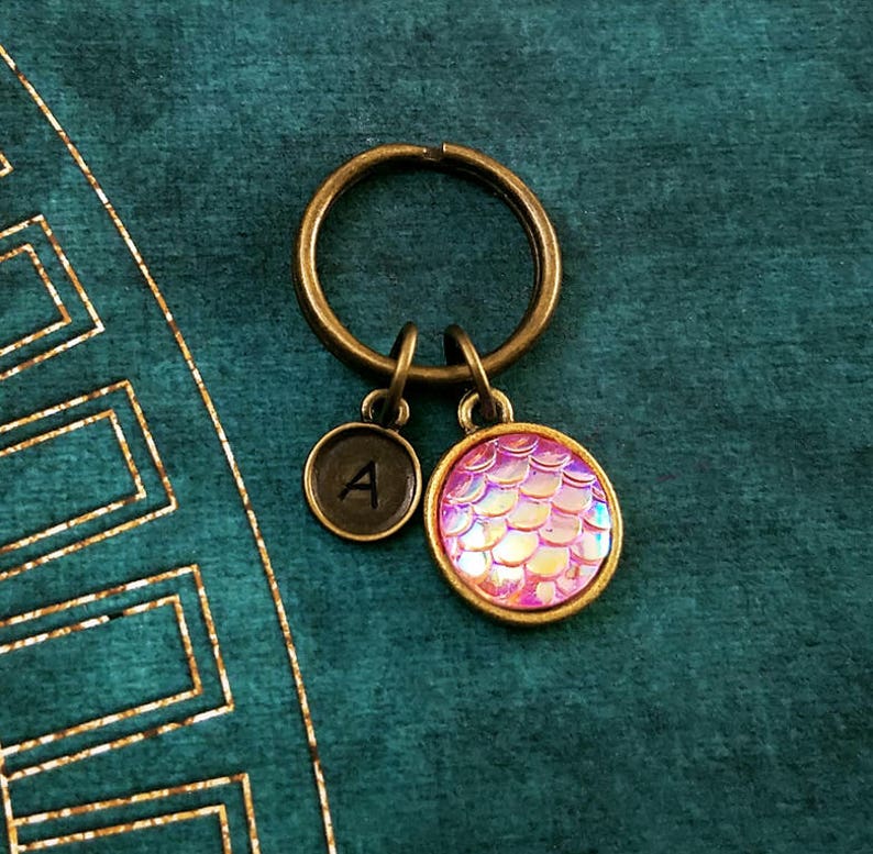 Pink Scales Necklace SMALL Fish Scales Jewelry Mermaid - Etsy