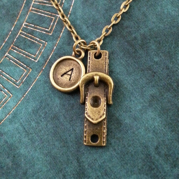 Belt Buckle Necklace - Etsy