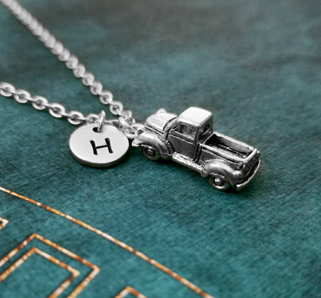 Truck Necklace SMALL Truck Jewelry Trucker Gift Trucking Car Necklace ...