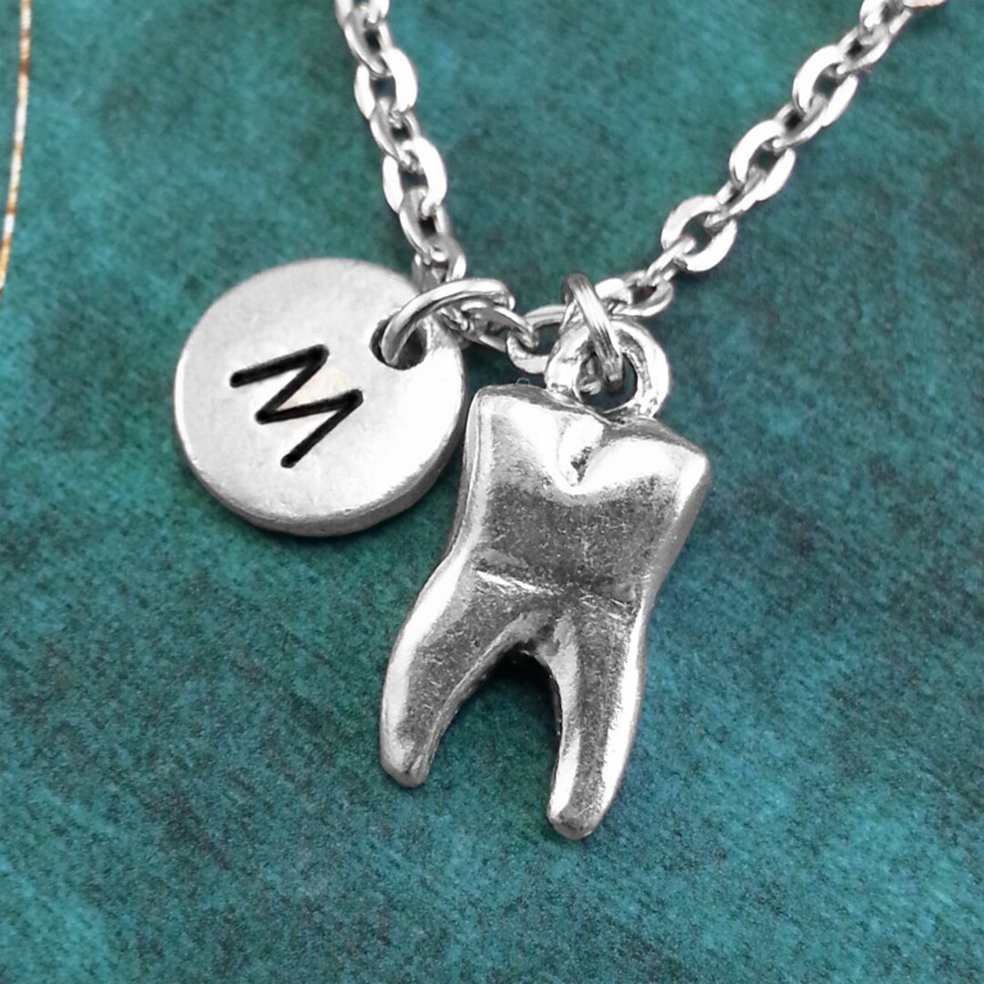 Tooth Necklace SMALL Personalized Necklace, Tooth Pendant, Custom ...