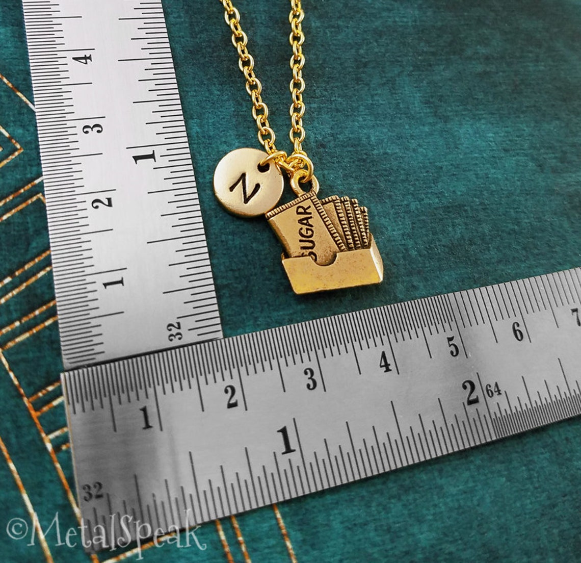 Sugar Necklace SET of 2 Sugar Packet Charm Necklaces Pendant Best ...