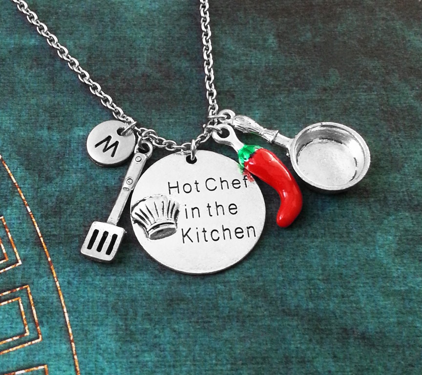 Hot Chef in the Kitchen Necklace Chef Necklace Cooking Jewelry - Etsy