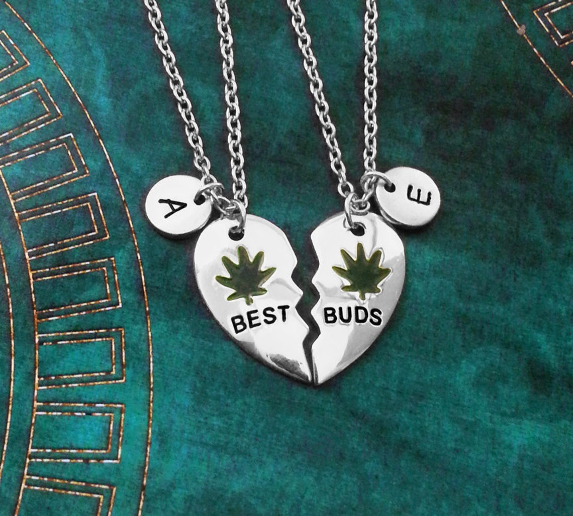 Best Buds Necklace Set Buds Necklaces Pot Leaf Necklace - Etsy