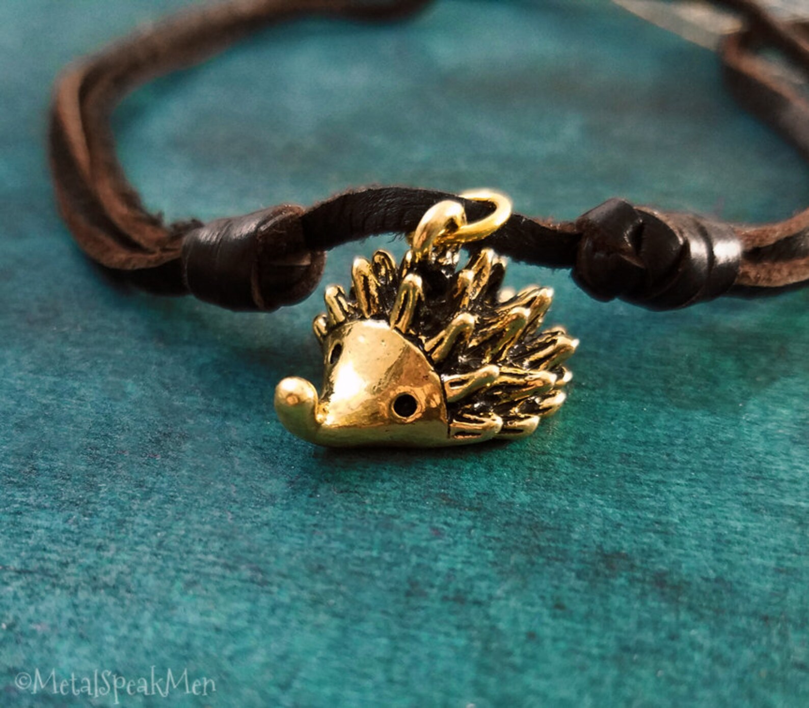 Hedgehog Necklace SMALL Hedgehog Charm Necklace Hedgehog - Etsy New Zealand