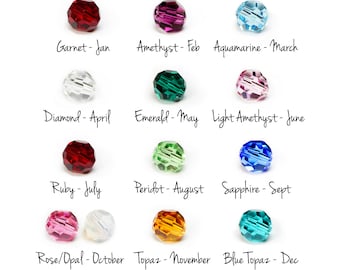 Add a Crystal Birthstone - Etsy