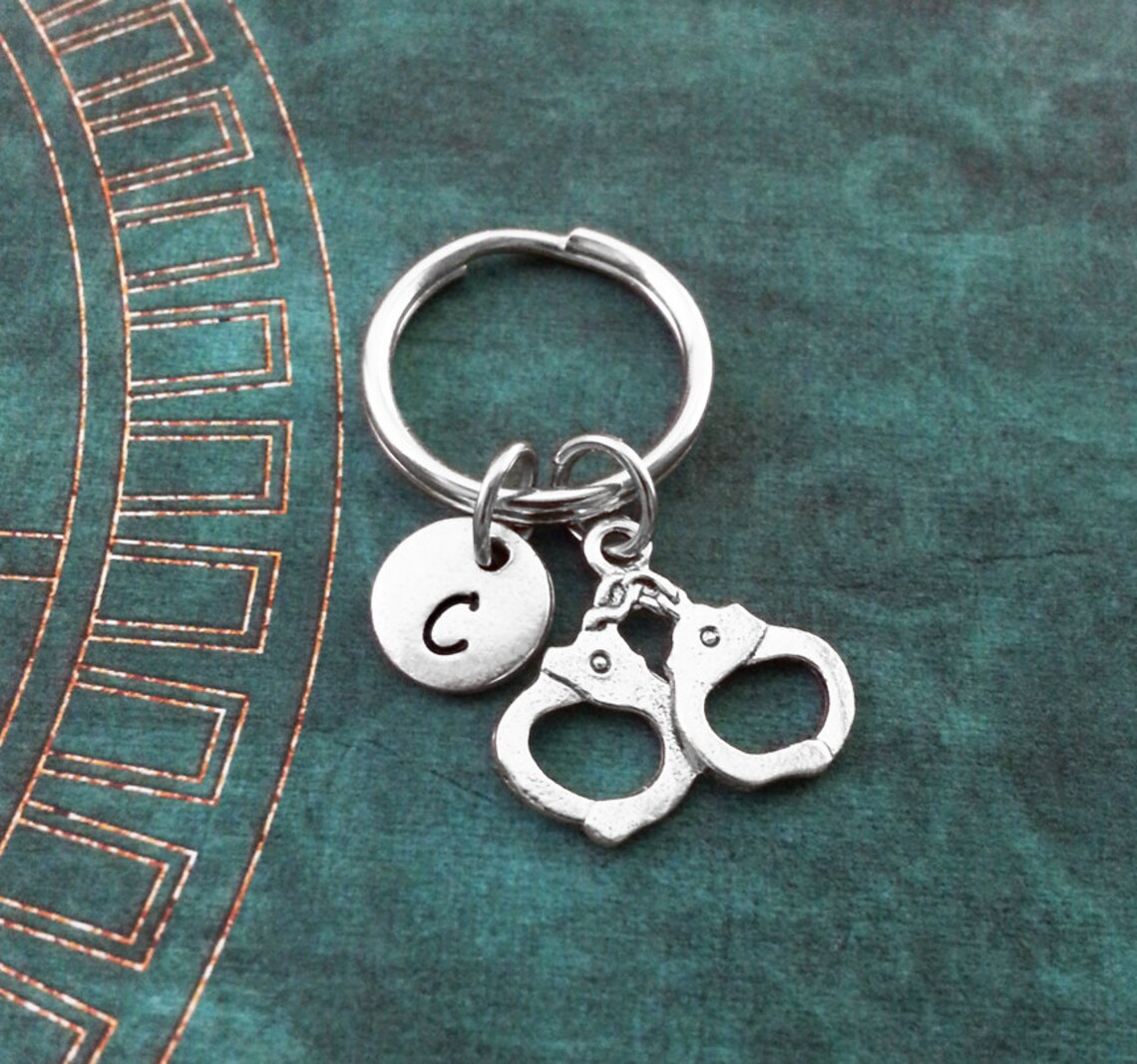 Handcuffs Necklace SMALL Personalized Necklace Handcuff - Etsy