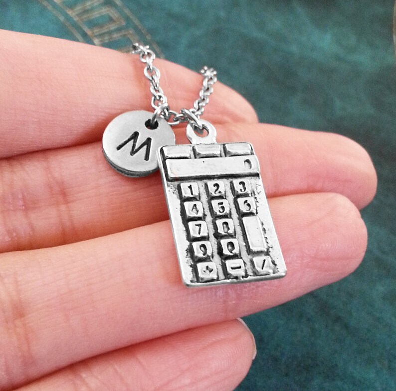 Calculator Necklace SMALL Calculator Jewelry Math Jewelry Math - Etsy