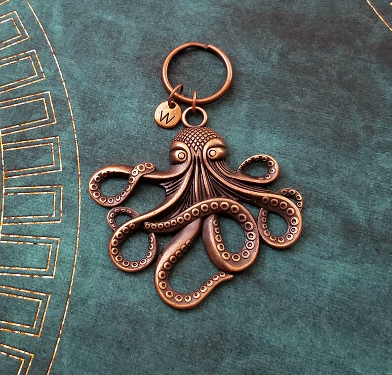 Octopus Necklace VERY LARGE Octopus Jewelry Personalized Jewelry Kraken ...