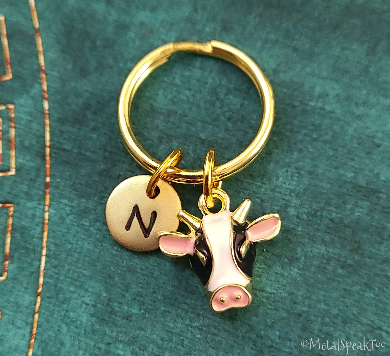 Cow Necklace Cow Jewelry SMALL Cow Charm Cow Pendant Necklace - Etsy