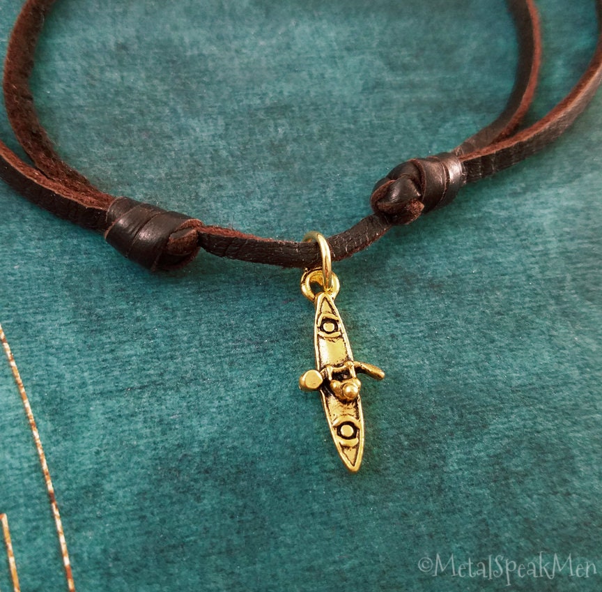 Kayak Necklace SMALL Kayak Pendant Necklace Kayak Jewelry | Etsy