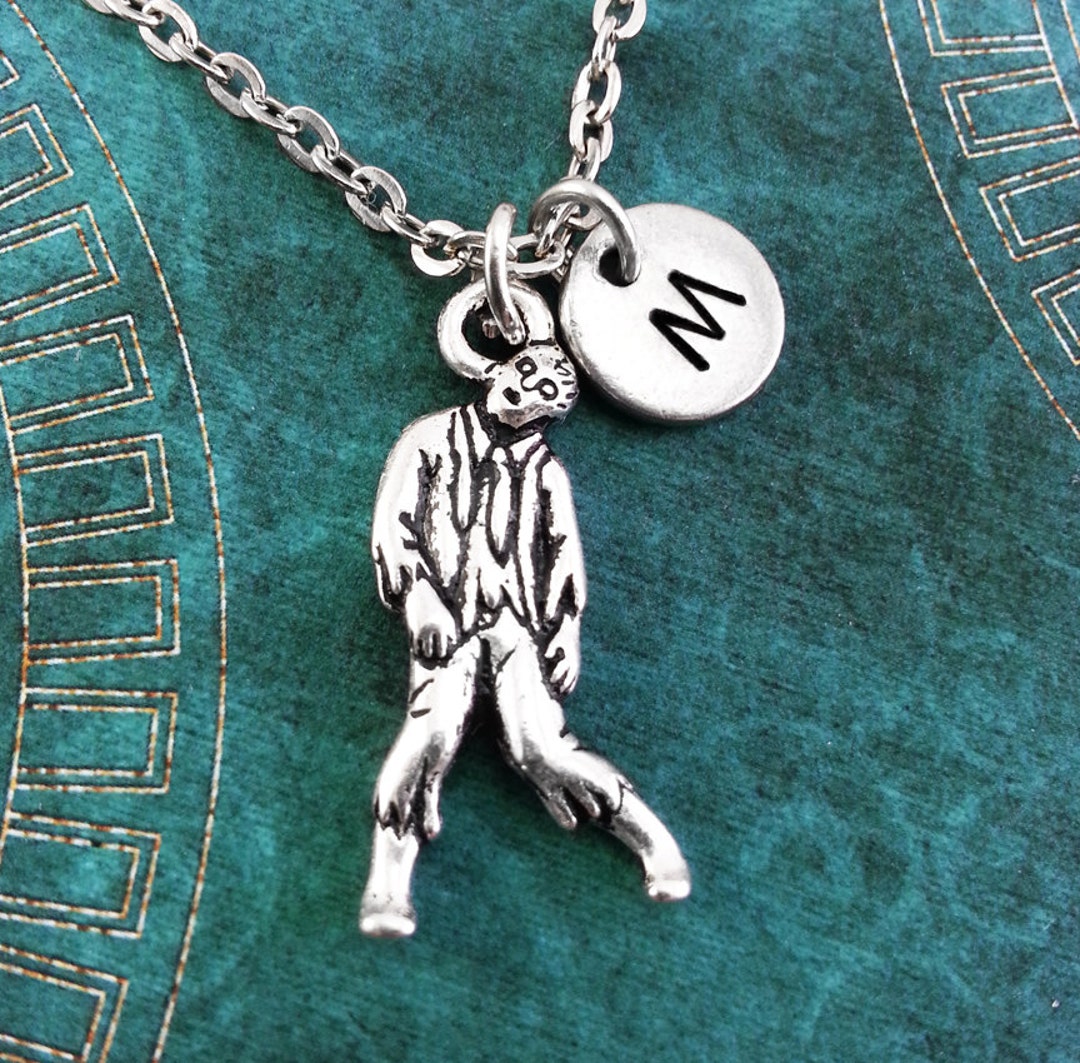 Zombie Necklace Zombie Jewelry Personalized Jewelry Zombie Pendant ...