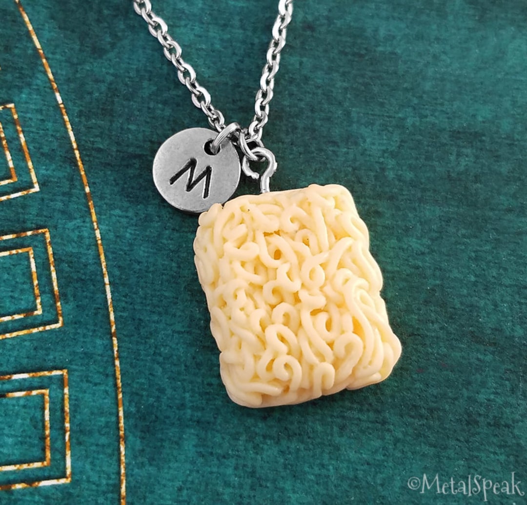 Ramen Necklace Ramen Noodles Necklace Noodles Jewelry Ramen Jewelry ...