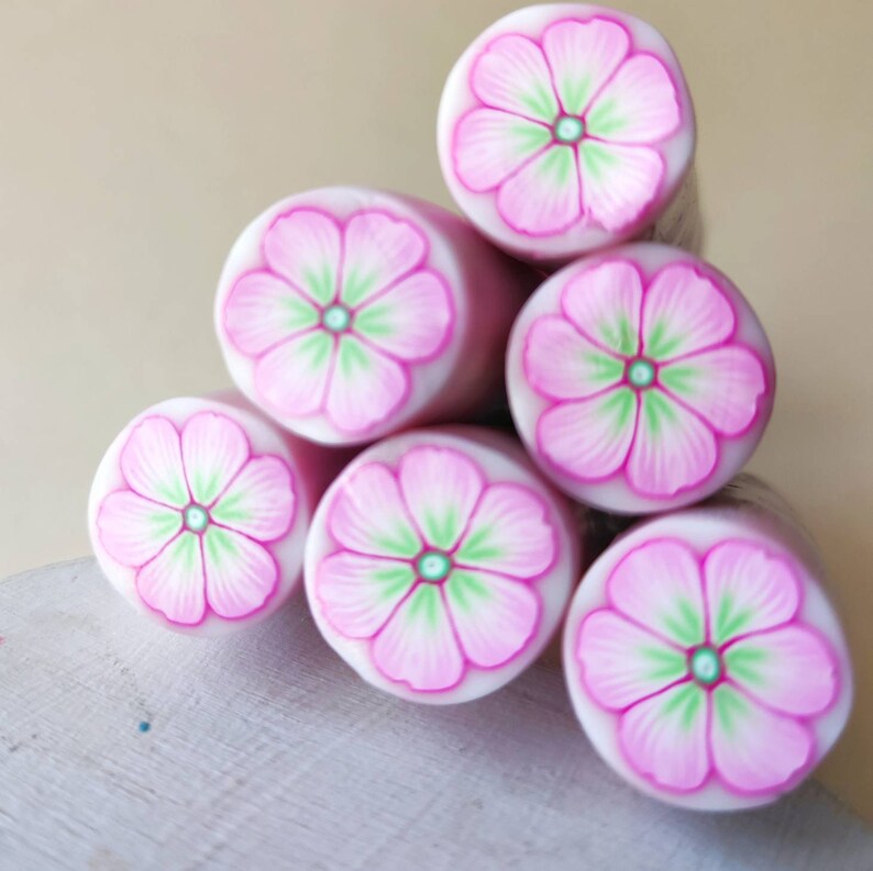 Polymer Clay Flower Cane Rose Cane Raw Polymer Clay Cane - Etsy