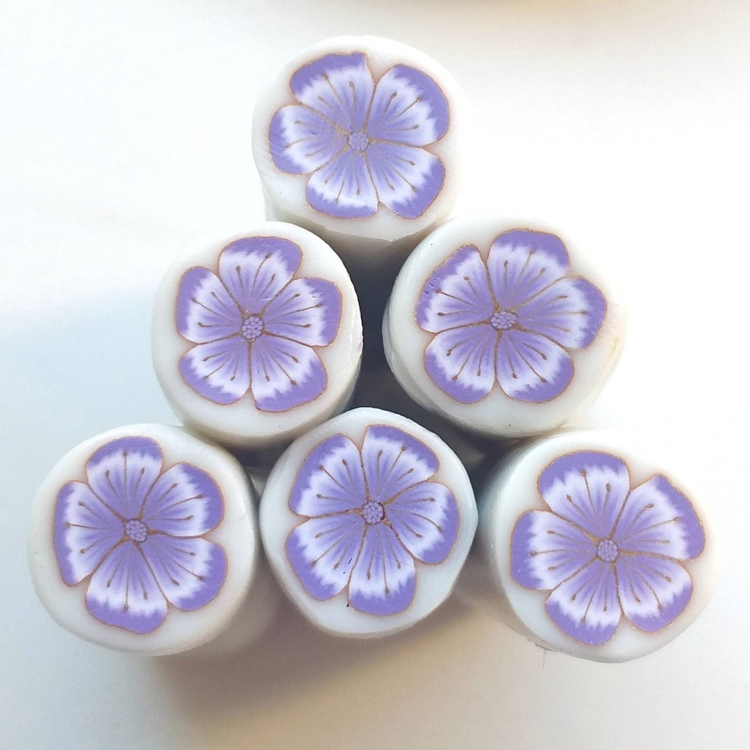 Polymer Clay Flower Cane Lilac Floral Cane Raw Polymer Clay - Etsy