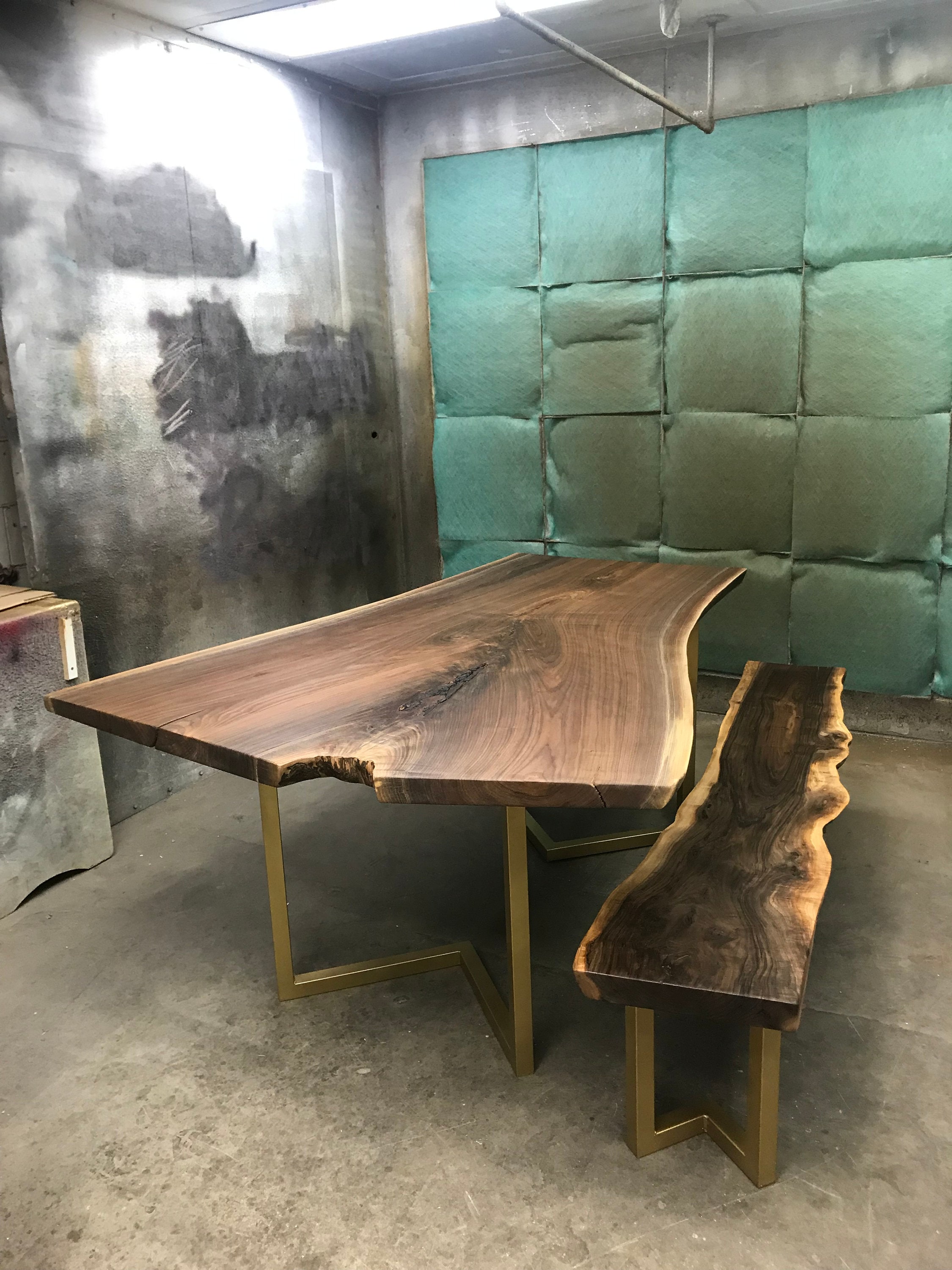 Custom Live Edge Dining Table - Etsy