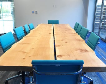 Live Edge Slab / Custom Conference Table - Etsy
