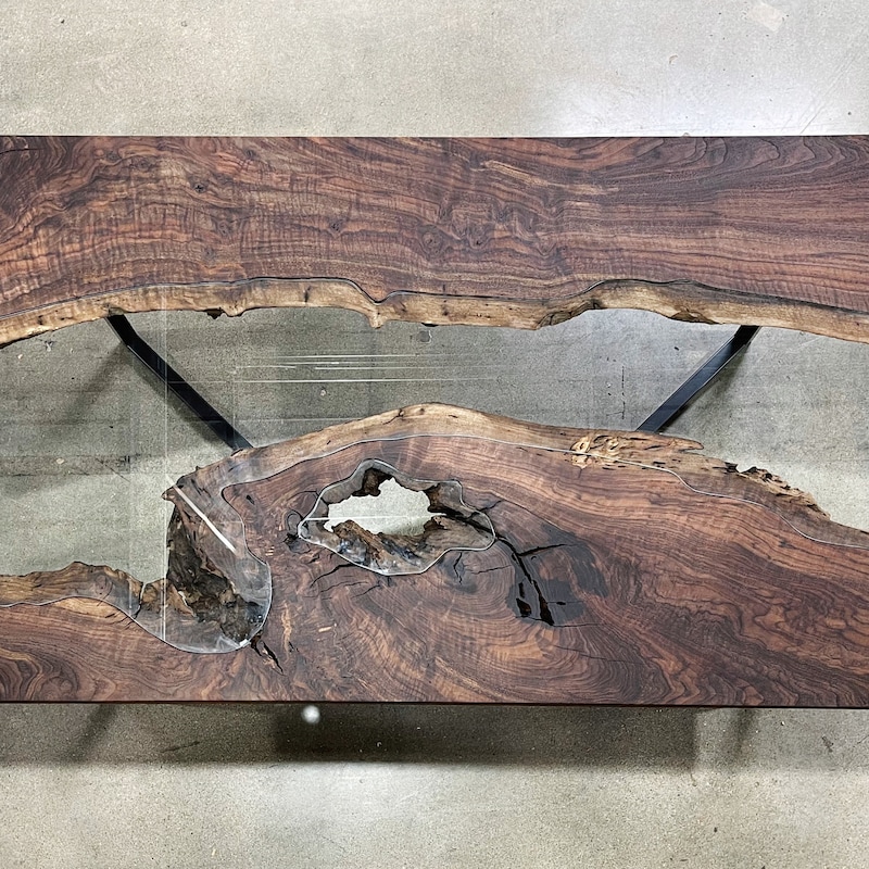 Live Edge River Table - Etsy