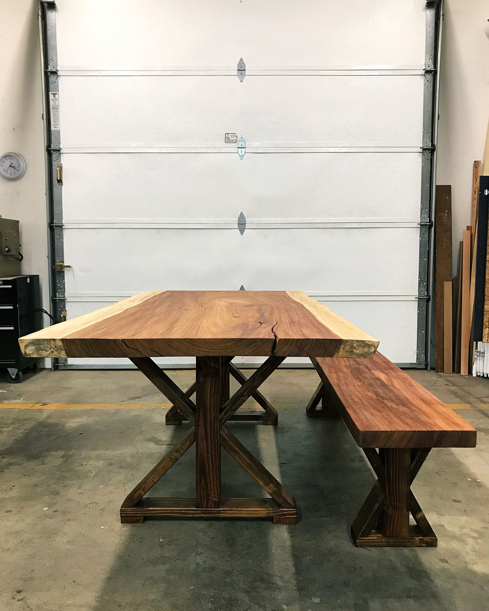 Custom Live Edge Dining Table - Etsy