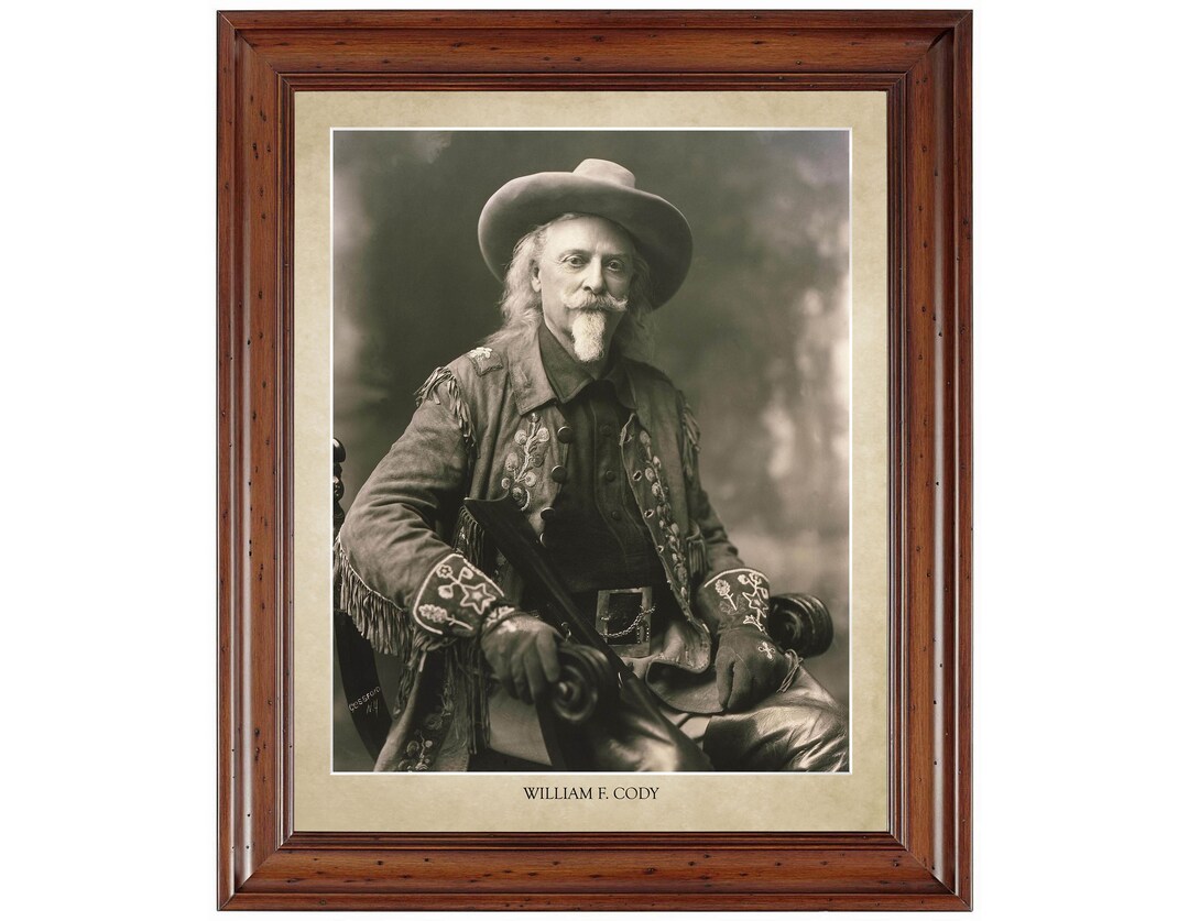 William F. Cody (buffalo Bill) Portrait; 18x24" Print (does Not Include ...