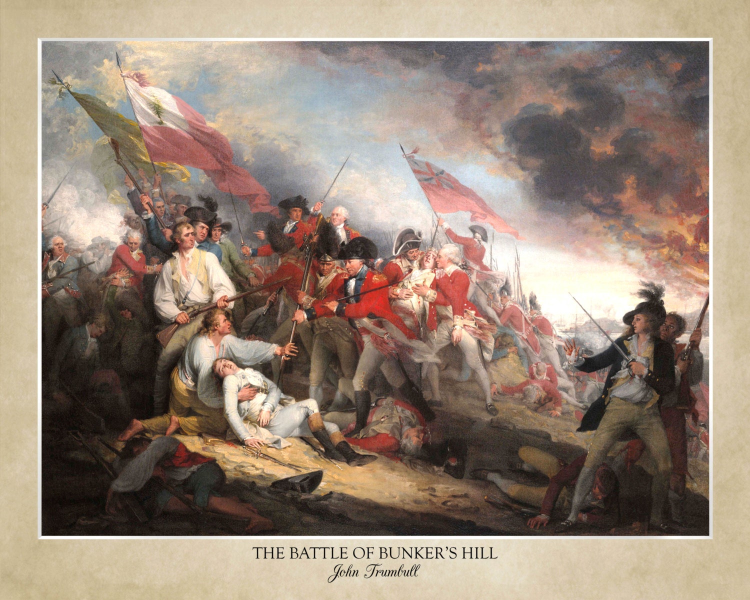 Bandera De La Batalla De Bunker Hill USS Bunker Hill (CV 17)